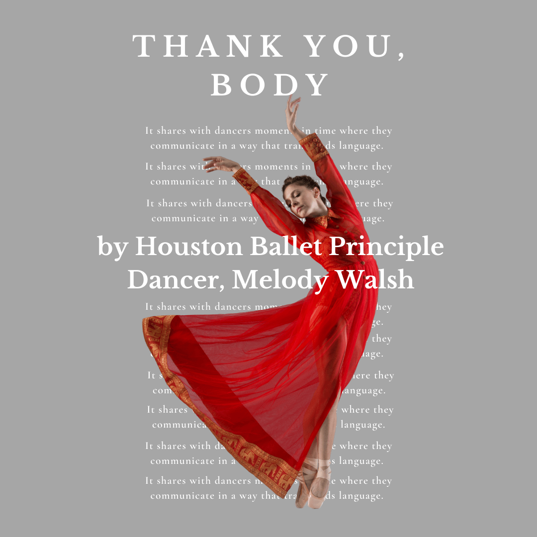 Thank you, Body: By Melody Walsh